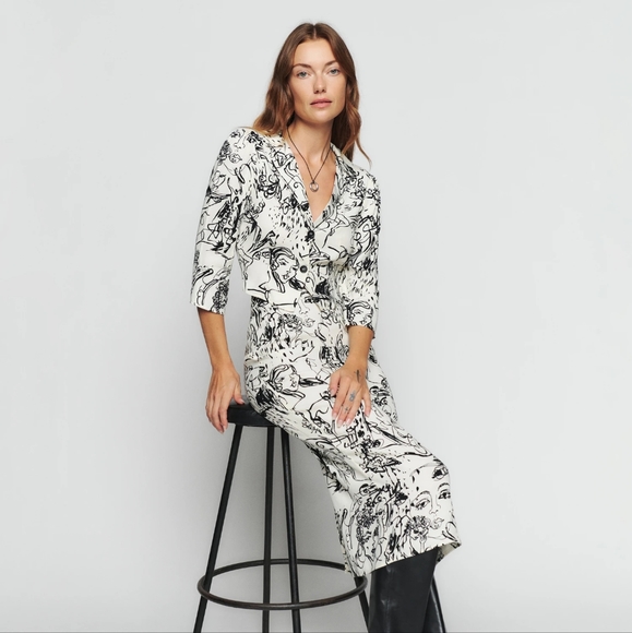 Reformation | Skirts | Reformation Sera Two Piece In Vogue New | Poshmark